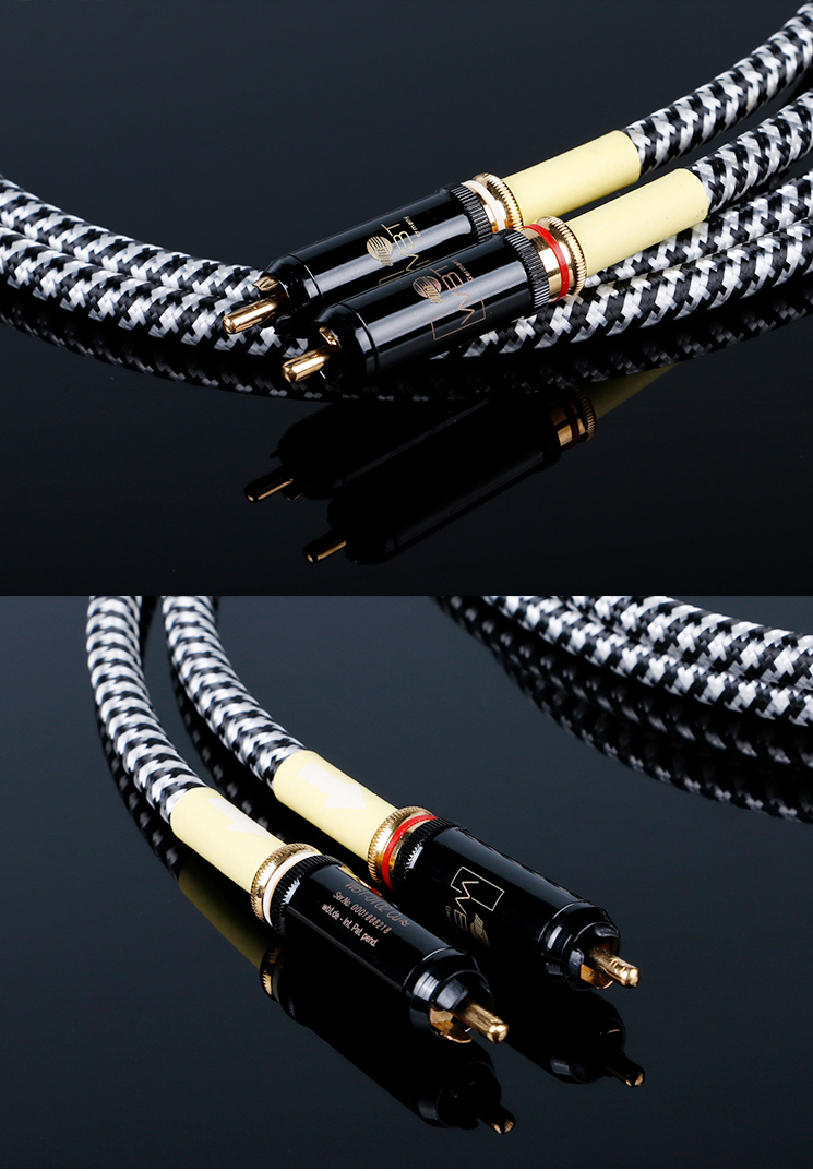 蟒蛇音频线CA-001/SC-WBT单晶银线1米-重庆圣听汽车音响