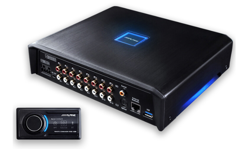阿尔派(Alpine)汽车音响高品质音频处理器系列-阿尔派PXE-X09 Hi-Res高音质16进16出旗舰级音频处理器-汽车音响联盟